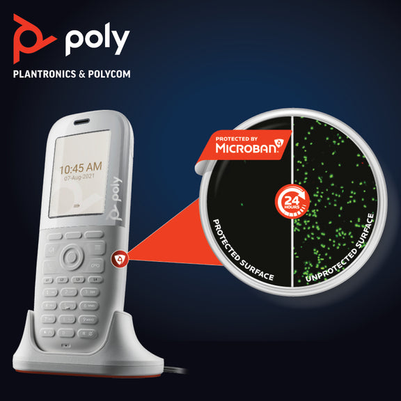 Poly Rove 40 Teléfono IP Inalámbrico Tecnología antimicrobiana
